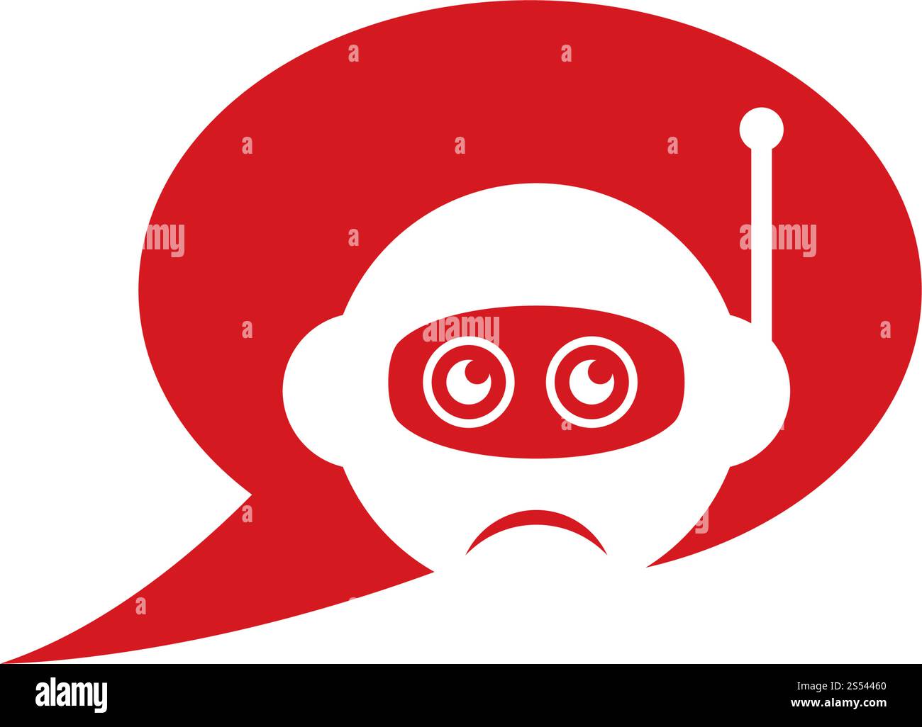 chat bot logo vector template Stock Vector Image & Art - Alamy