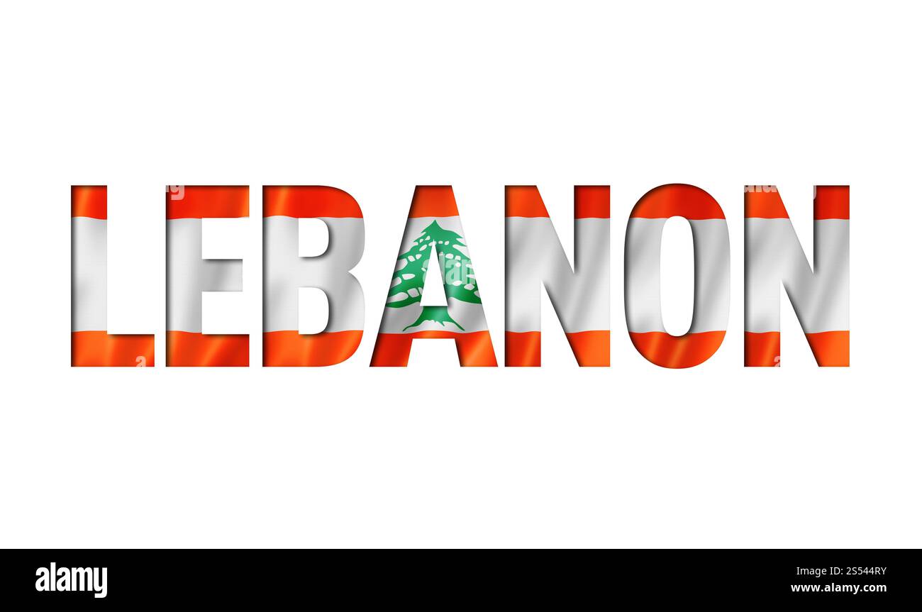 lebanese flag text font. lebanon symbol background. lebanon flag text ...