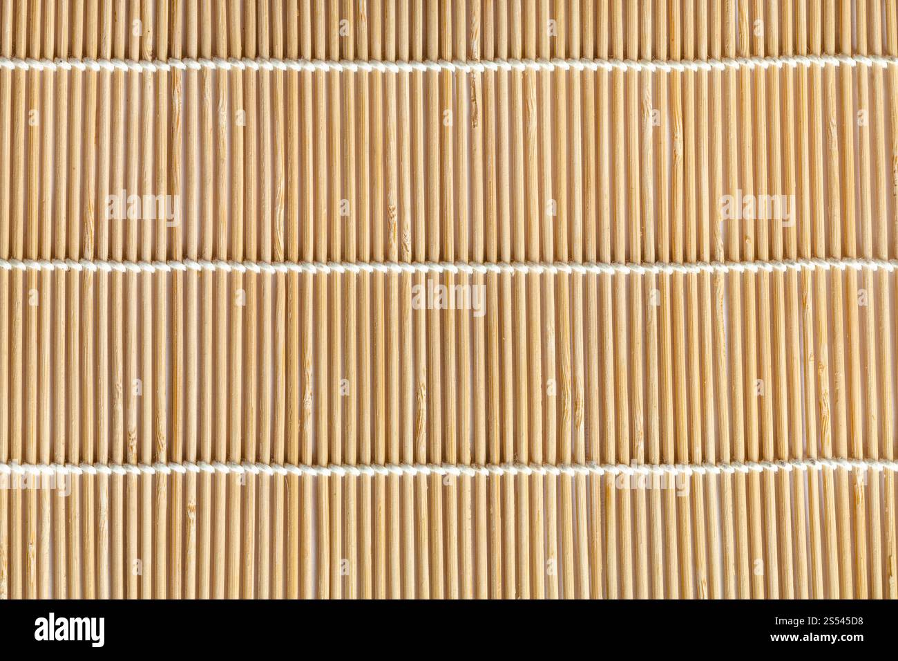 background from wooden mat made from linden wood sticks Stock Photo - Alamy