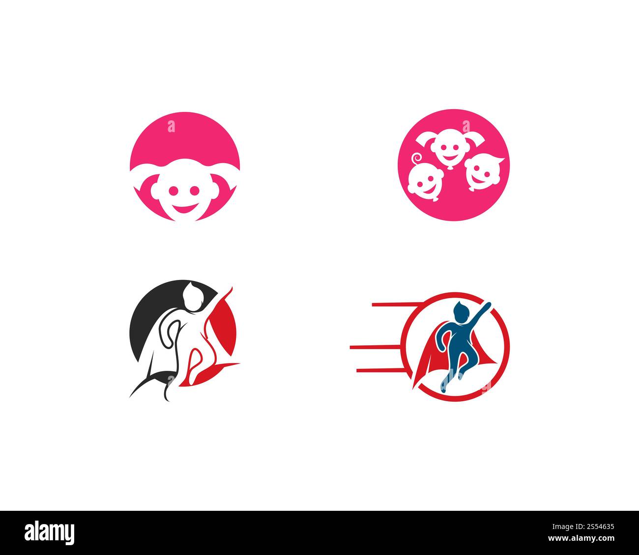 Kids logo hi-res stock photography and images - Alamy