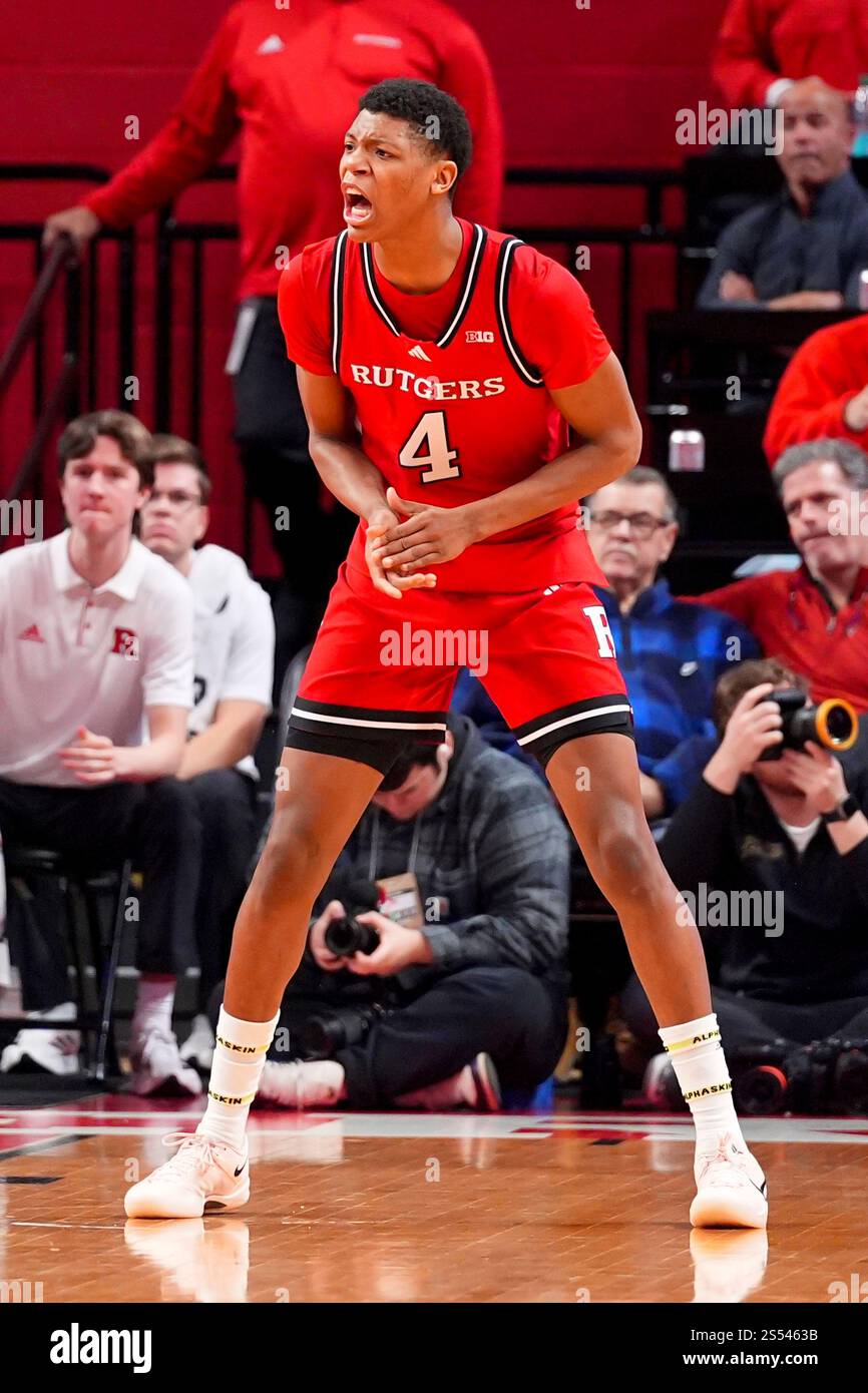 PISCATAWAY, NJ - JANUARY 09: Ace Bailey (4) of the Rutgers Scarlet ...