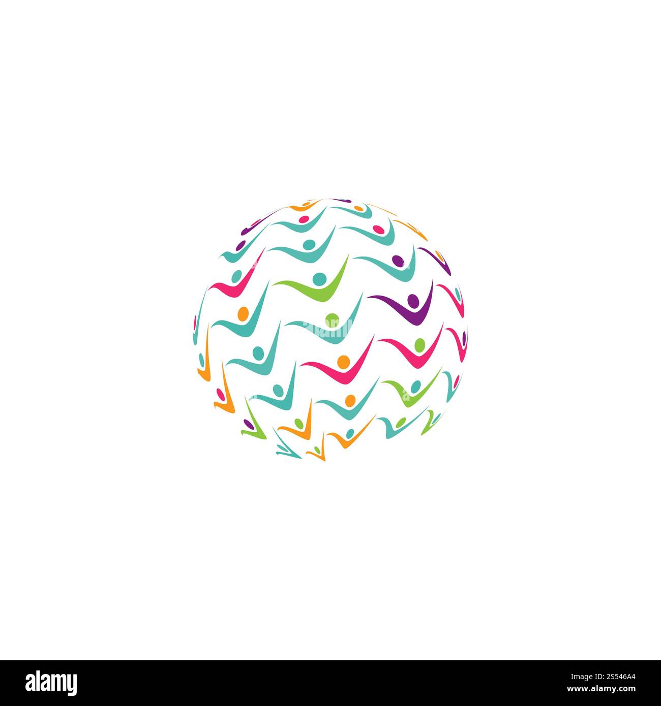 Network logo concept Cut Out Stock Images & Pictures - Alamy