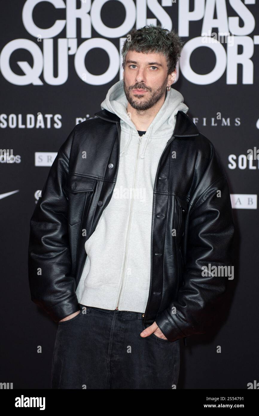 Paris, France. 13th Jan, 2025. Sam Tiba attending the Crois Pas Qu'On ...