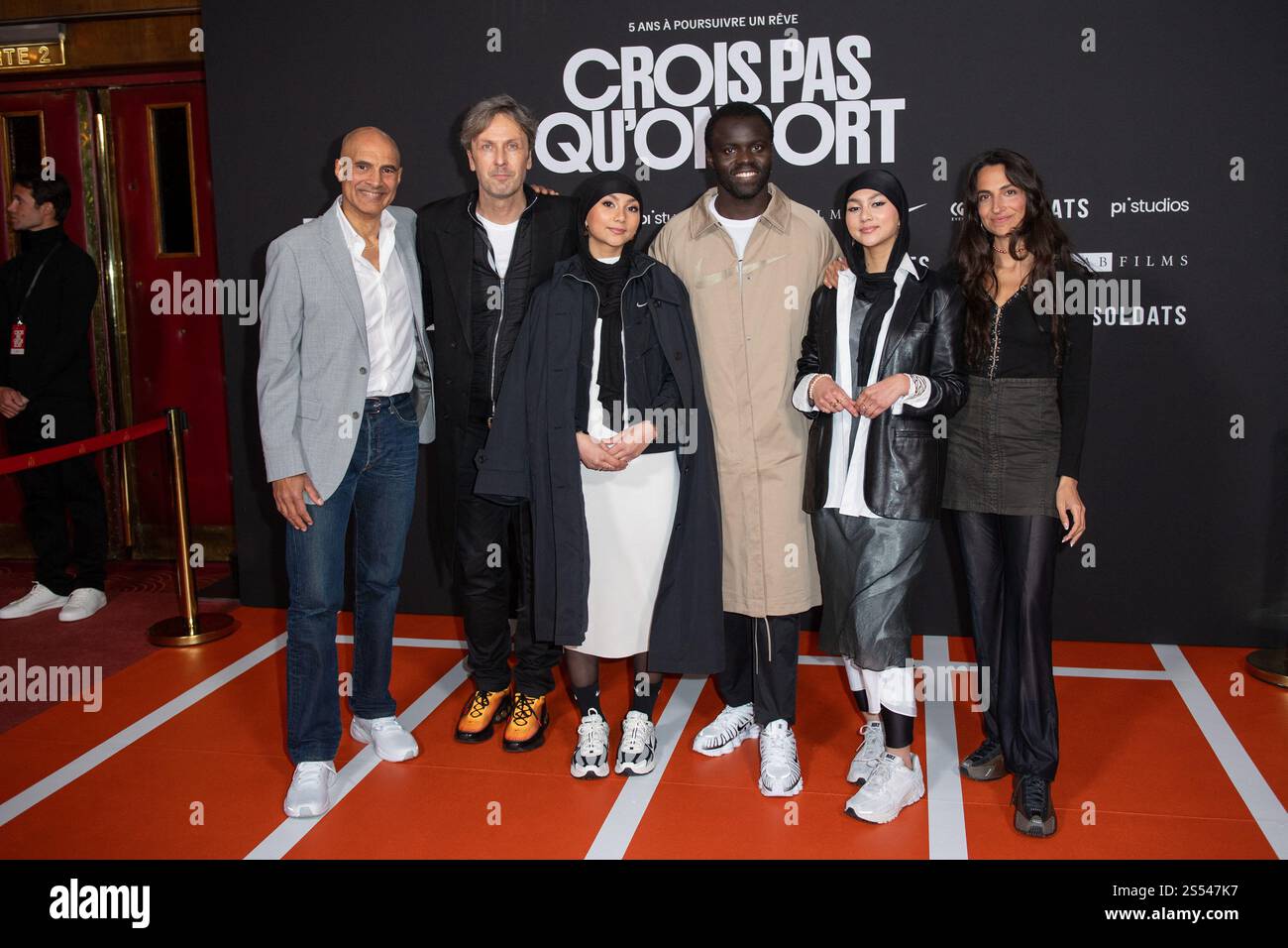 Paris, France. 13th Jan, 2025. Vincent Clarico, Nick Walters, Maysane ...