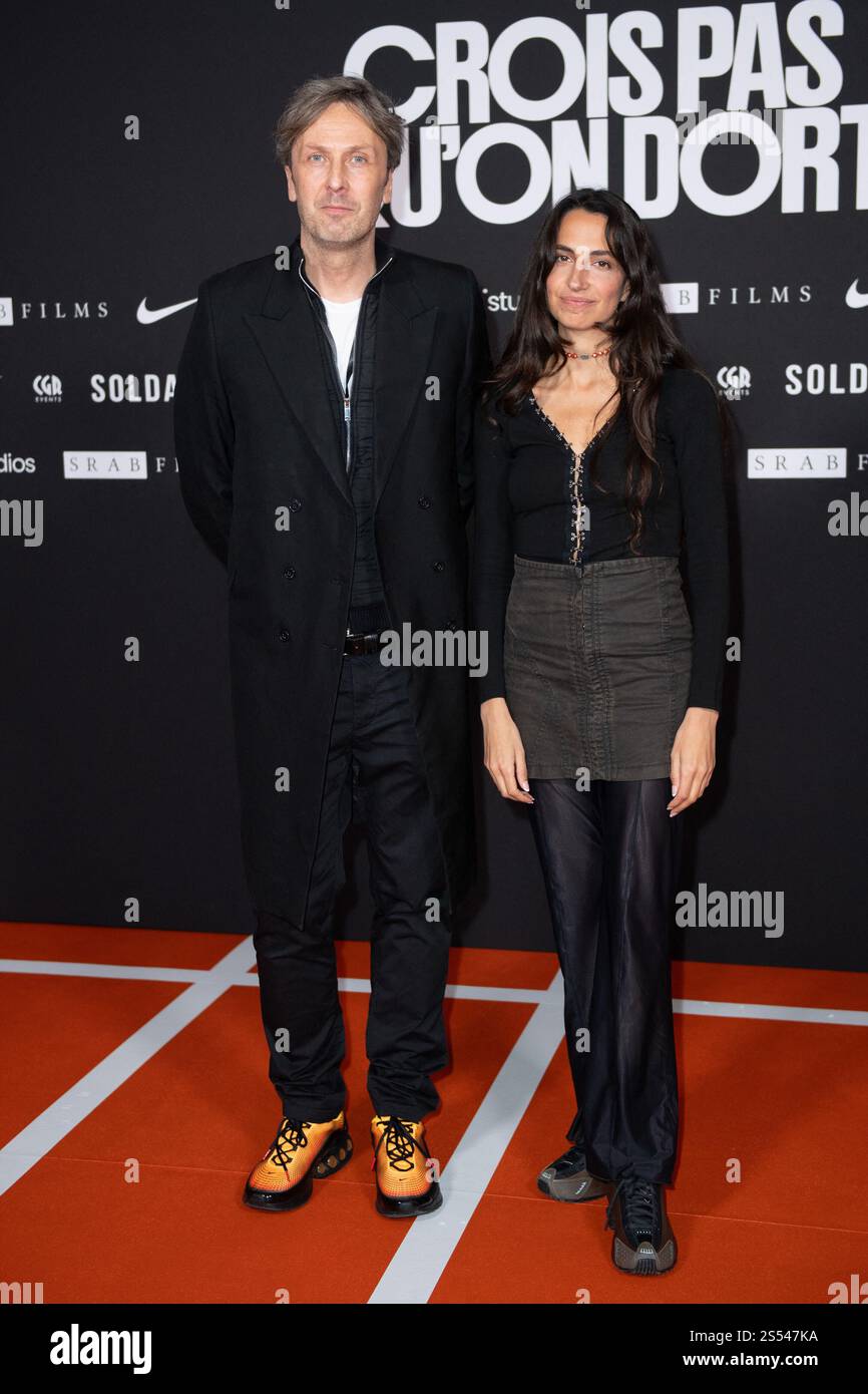 Paris, France. 13th Jan, 2025. Nick Walters and Lou Marillier attending ...