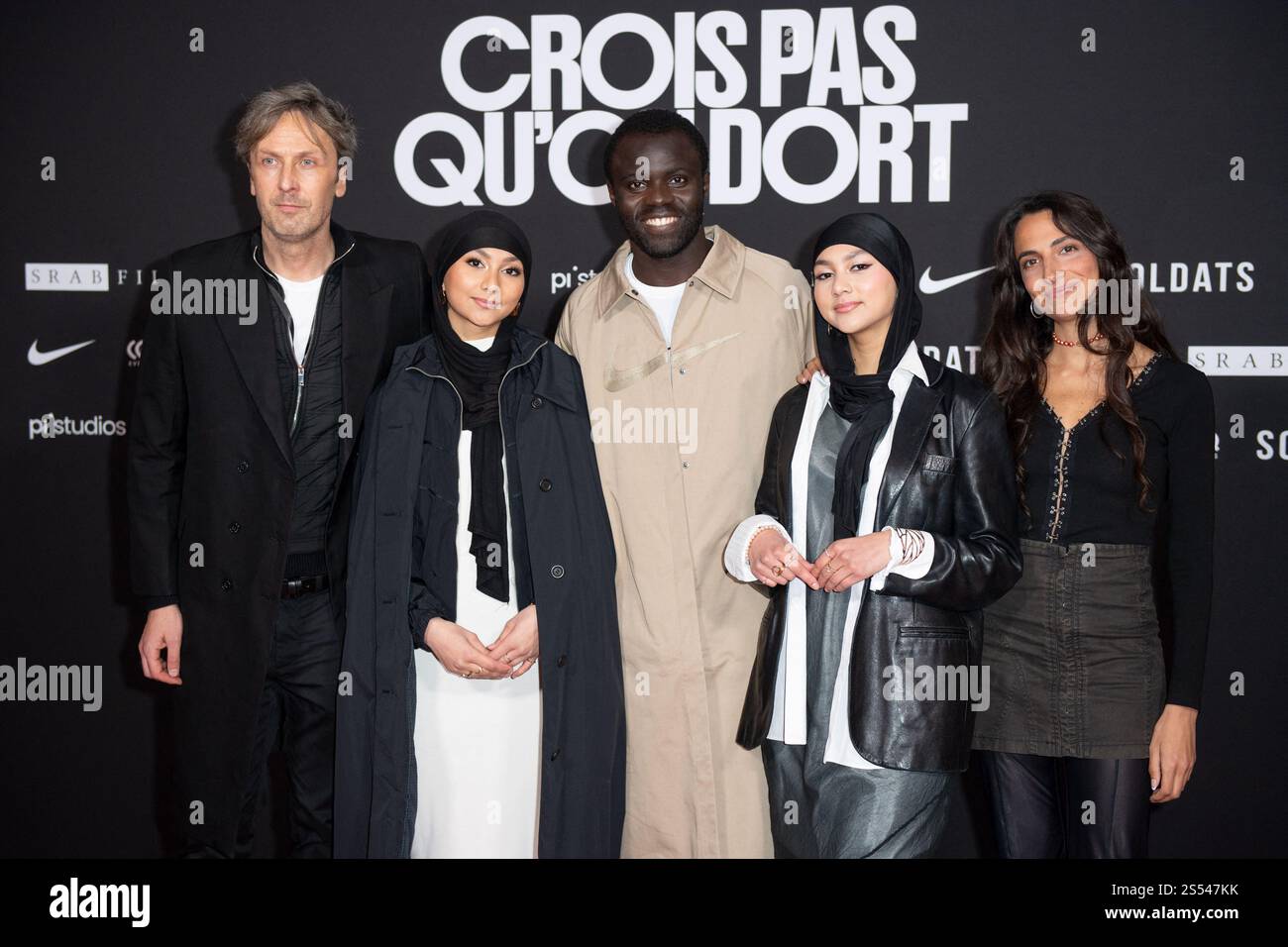 Paris, France. 13th Jan, 2025. Nick Walters, Maysane Kamkasoumphou ...