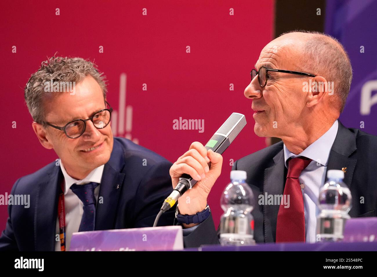 Leonz Eder/FISU President, JANUARY 12, 2025 : Torino 2025 FISU World ...