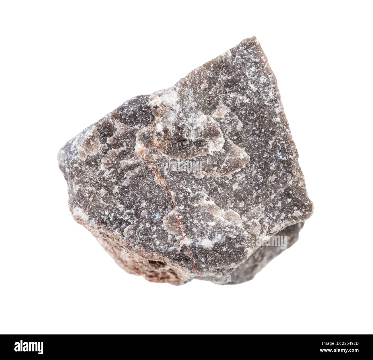 closeup of sample of natural mineral from geological collection ...