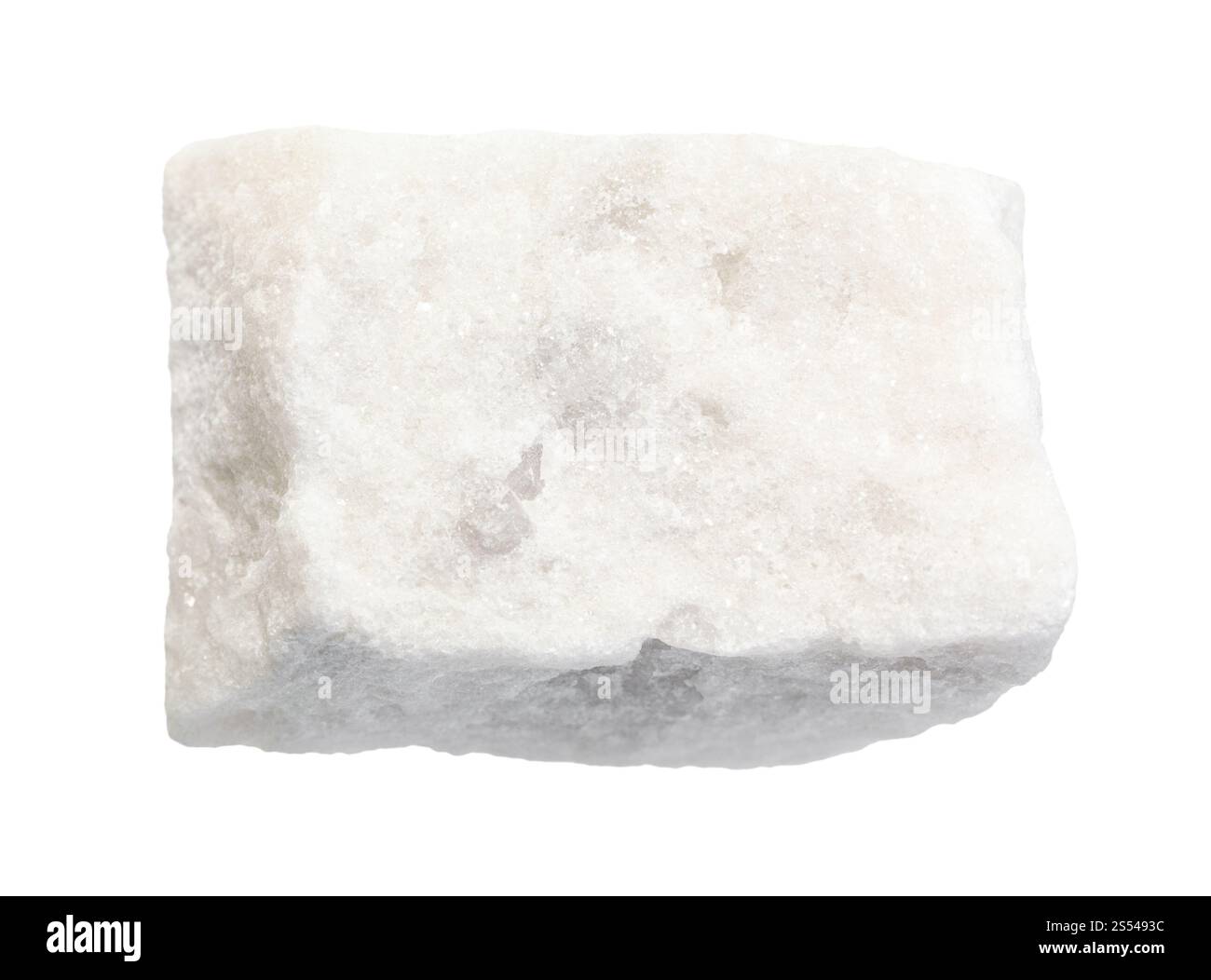 closeup of sample of natural mineral from geological collection ...