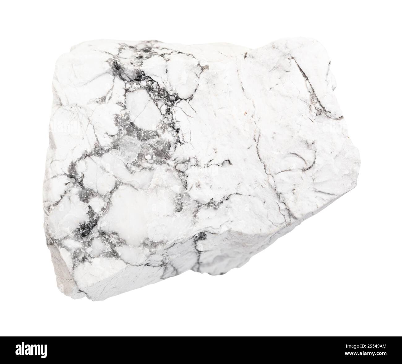 closeup of sample of natural mineral from geological collection - raw ...