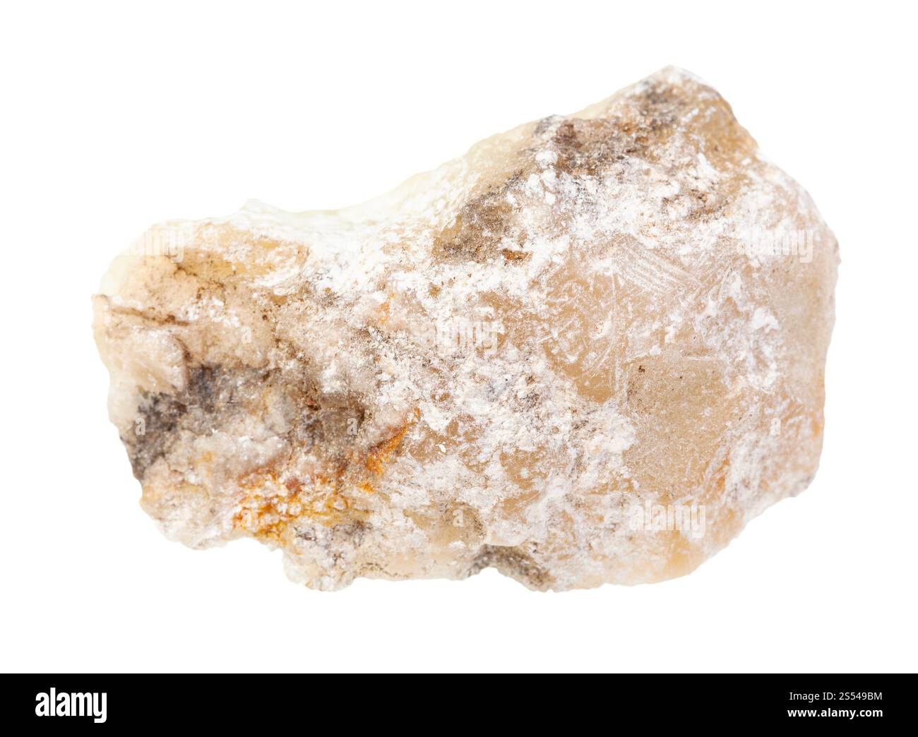closeup of sample of natural mineral from geological collection - raw ...
