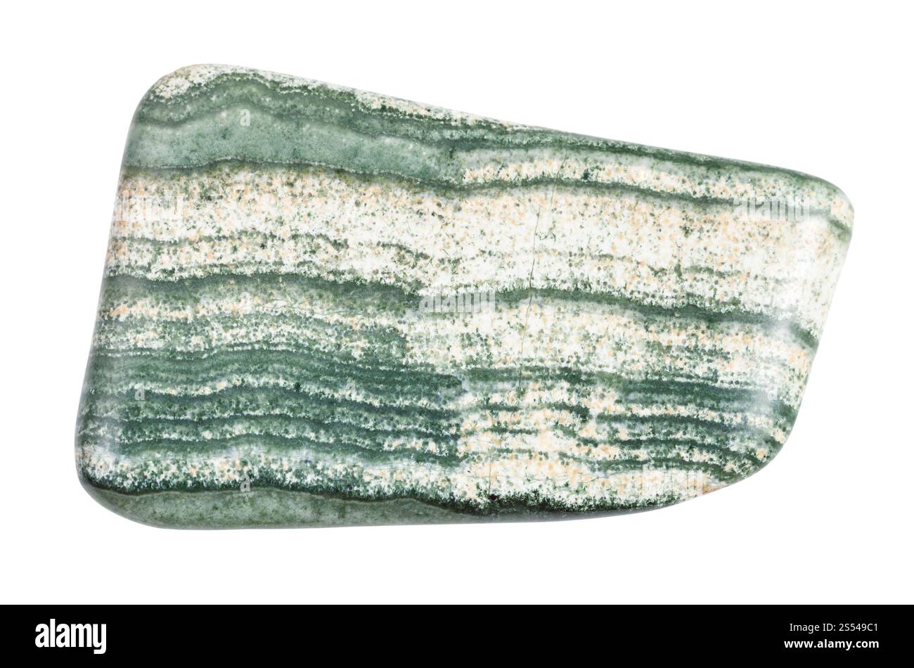 closeup of sample of natural mineral from geological collection ...