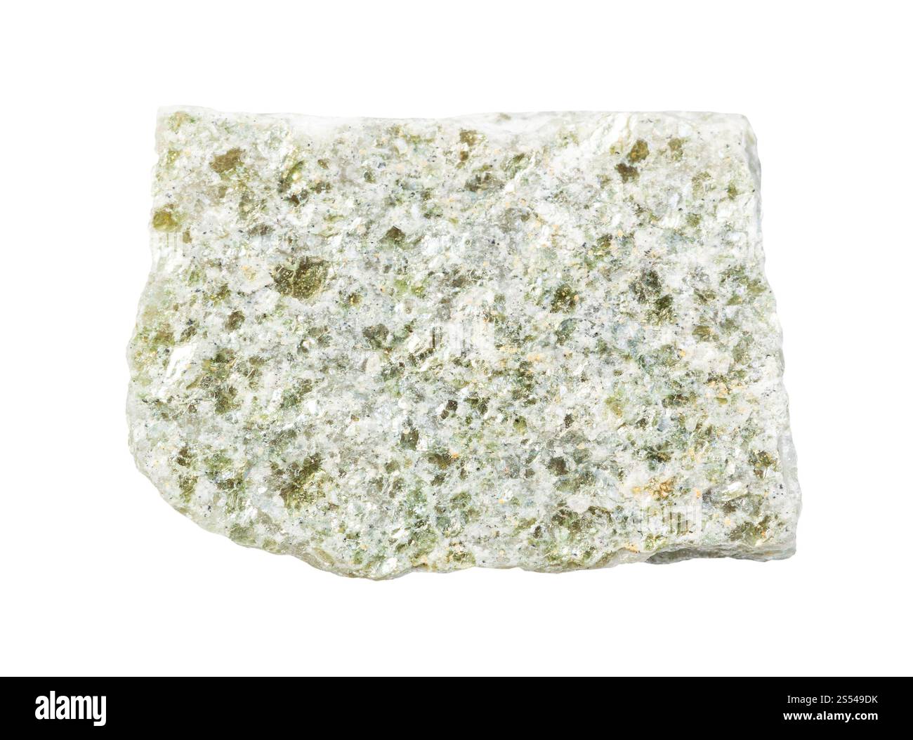 closeup of sample of natural mineral from geological collection ...