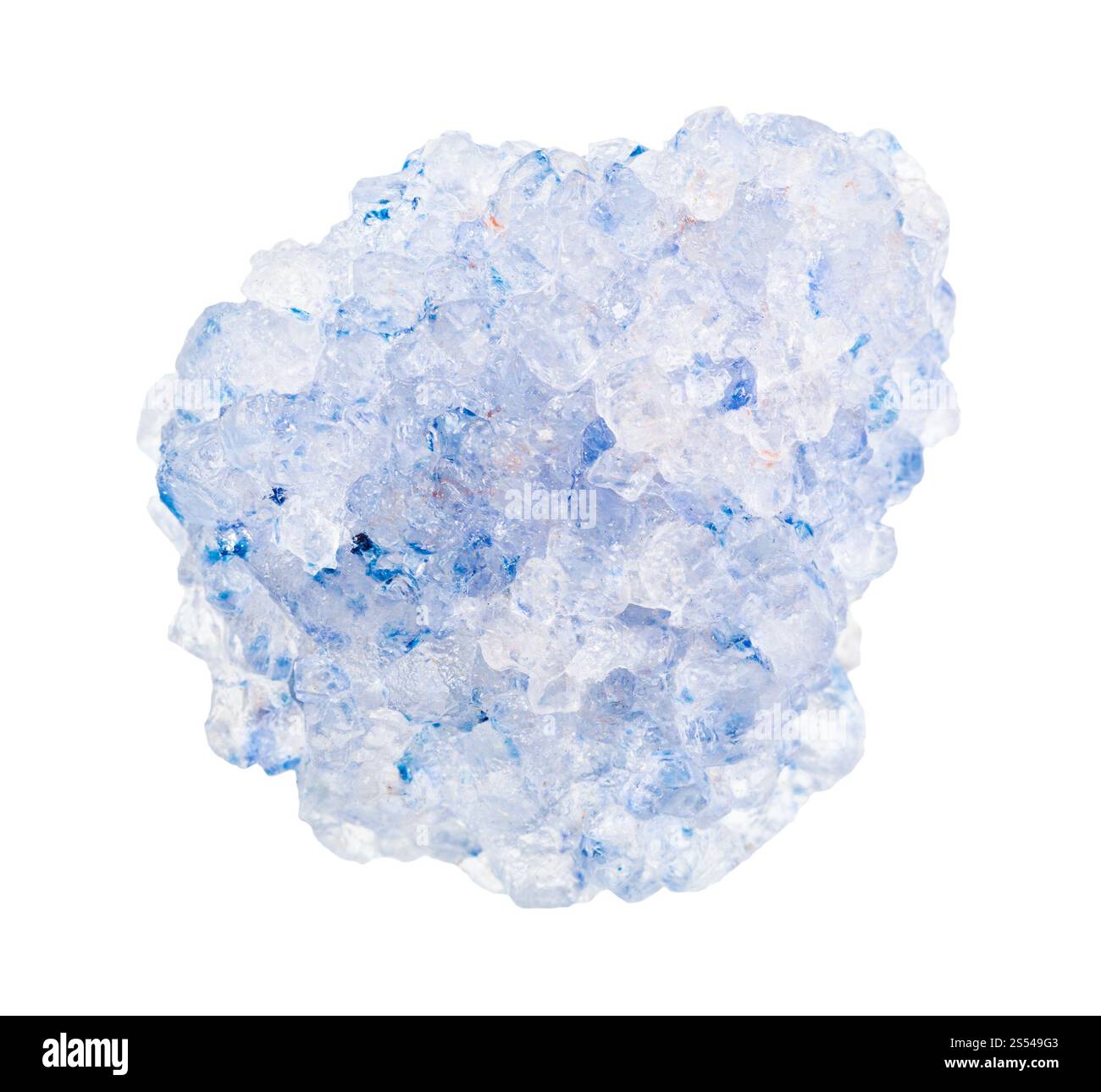 closeup of sample of natural mineral from geological collection ...