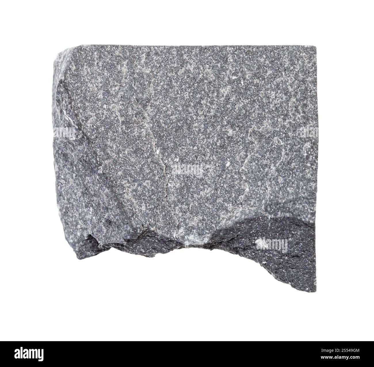 closeup of sample of natural mineral from geological collection ...