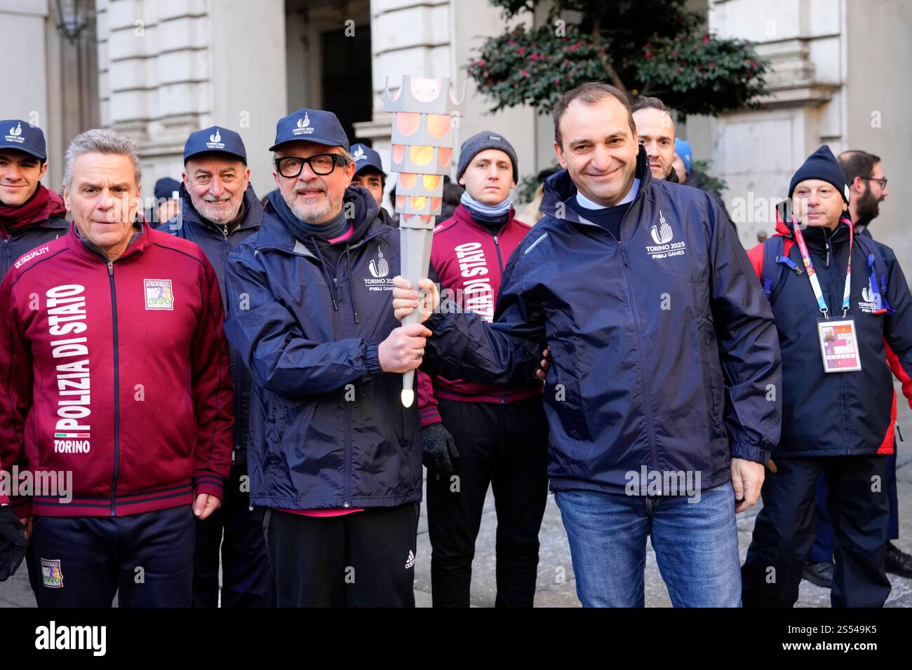 Turin. 13th Jan, 2025. Stefano Lo Russo/Mayor of Turin, JANUARY 13 ...