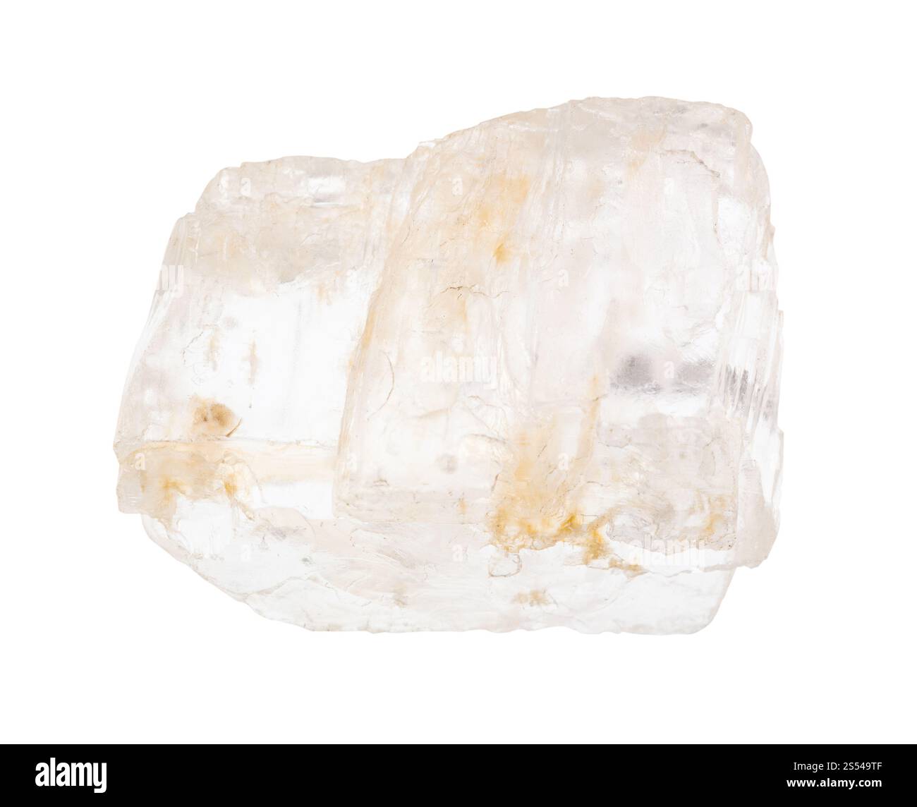 closeup of sample of natural mineral from geological collection - rough ...