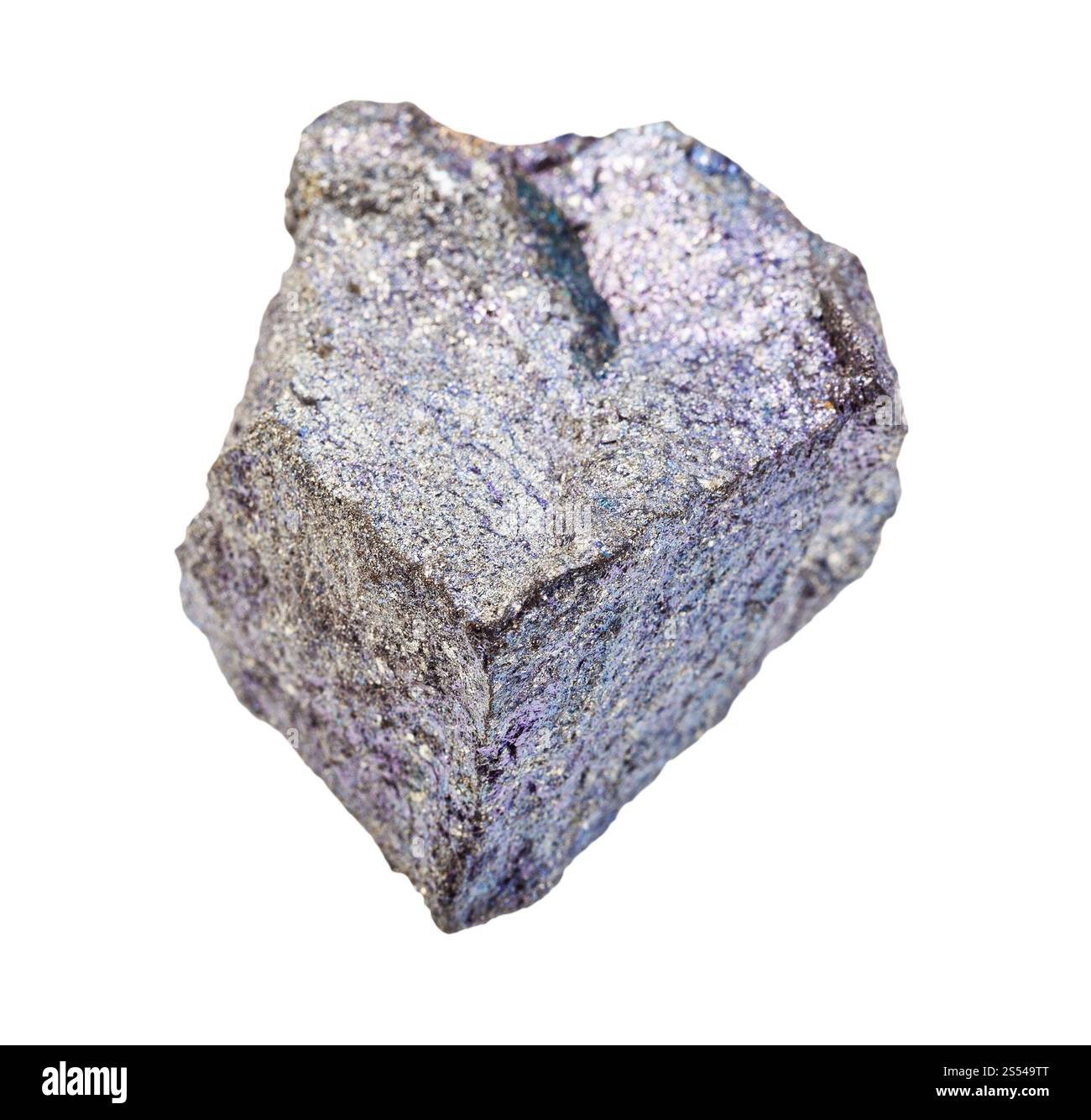 closeup of sample of natural mineral from geological collection - raw ...