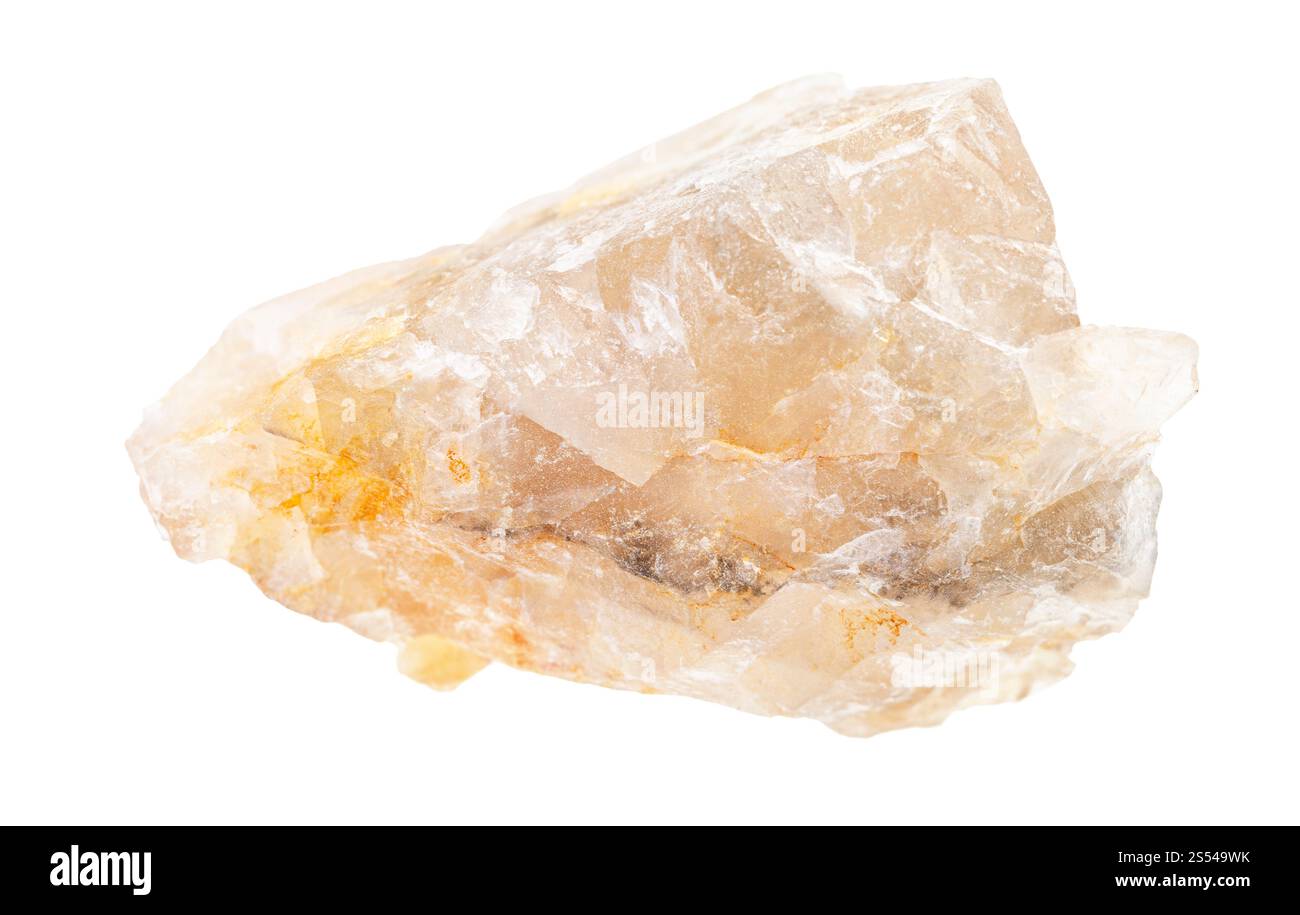 closeup of sample of natural mineral from geological collection - rough ...