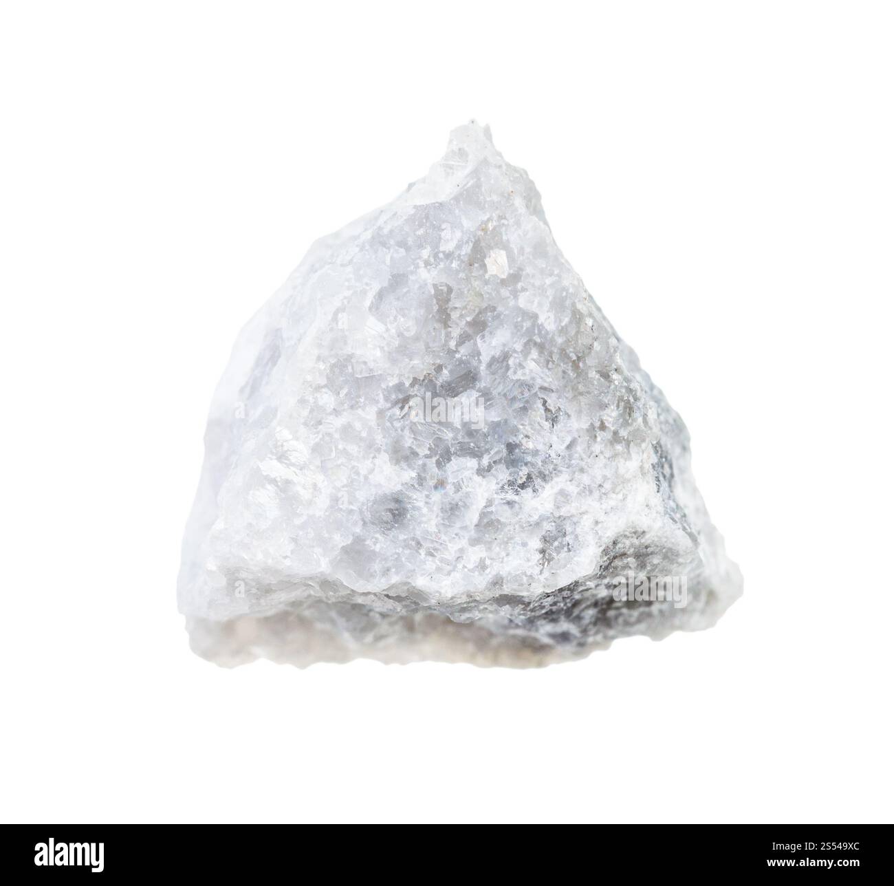 closeup of sample of natural mineral from geological collection ...