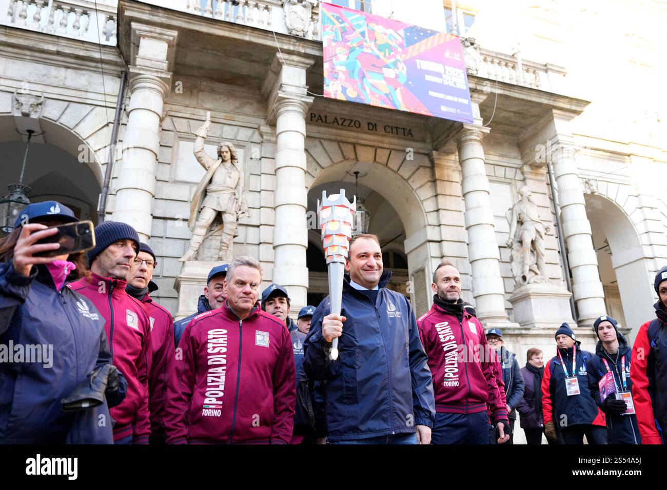 Turin. 13th Jan, 2025. Stefano Lo Russo/Mayor of Turin, JANUARY 13 ...