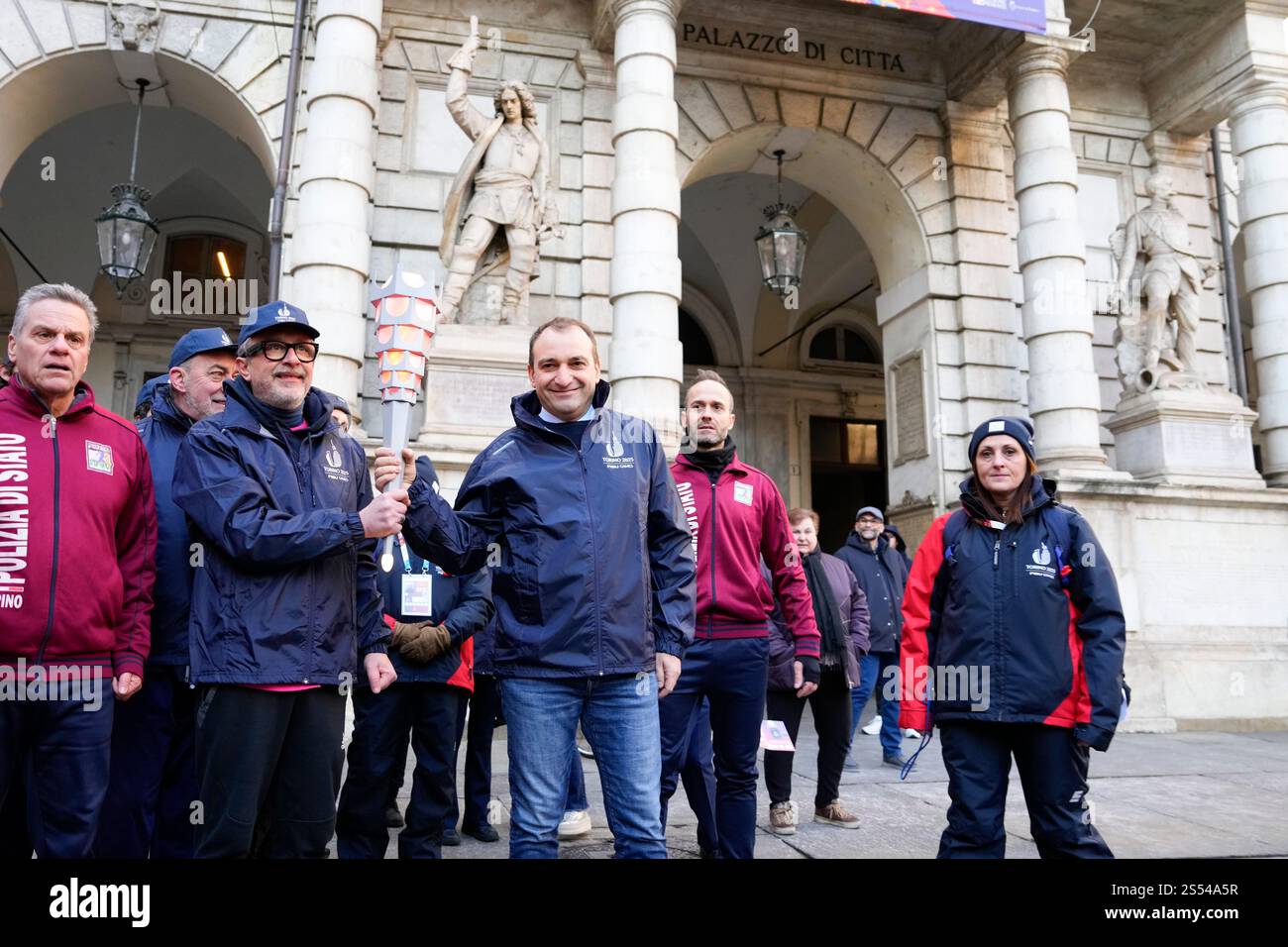 Turin. 13th Jan, 2025. Stefano Lo Russo/Mayor of Turin, JANUARY 13 ...
