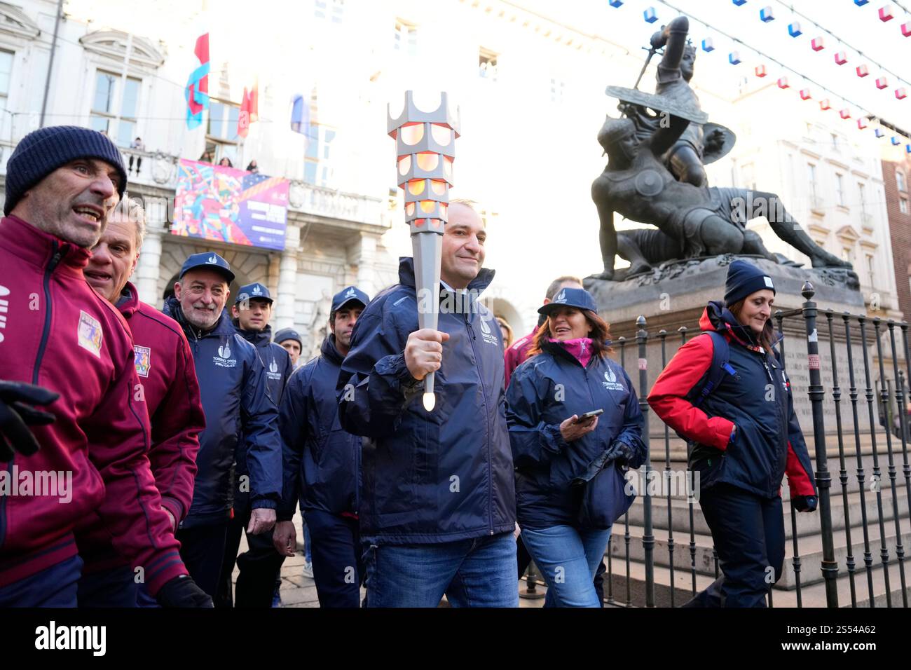 Turin. 13th Jan, 2025. Stefano Lo Russo/Mayor of Turin, JANUARY 13 ...