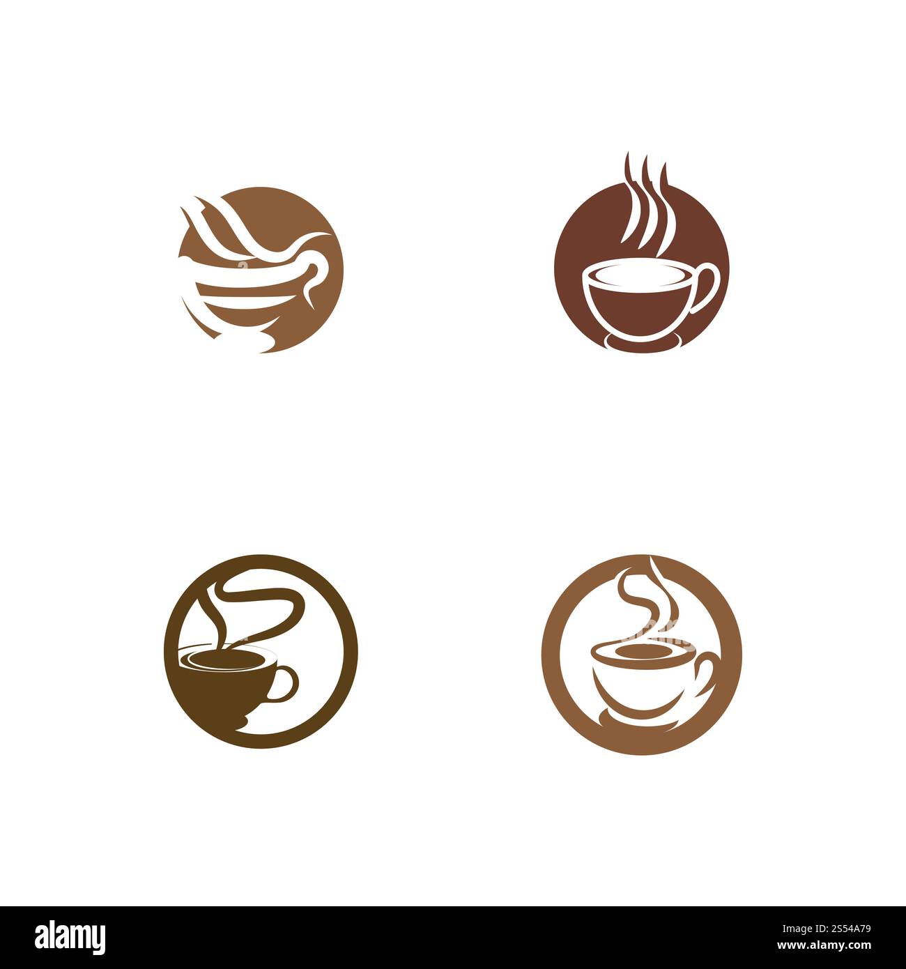 Coffee vector logo hi-res stock photography and images - Alamy