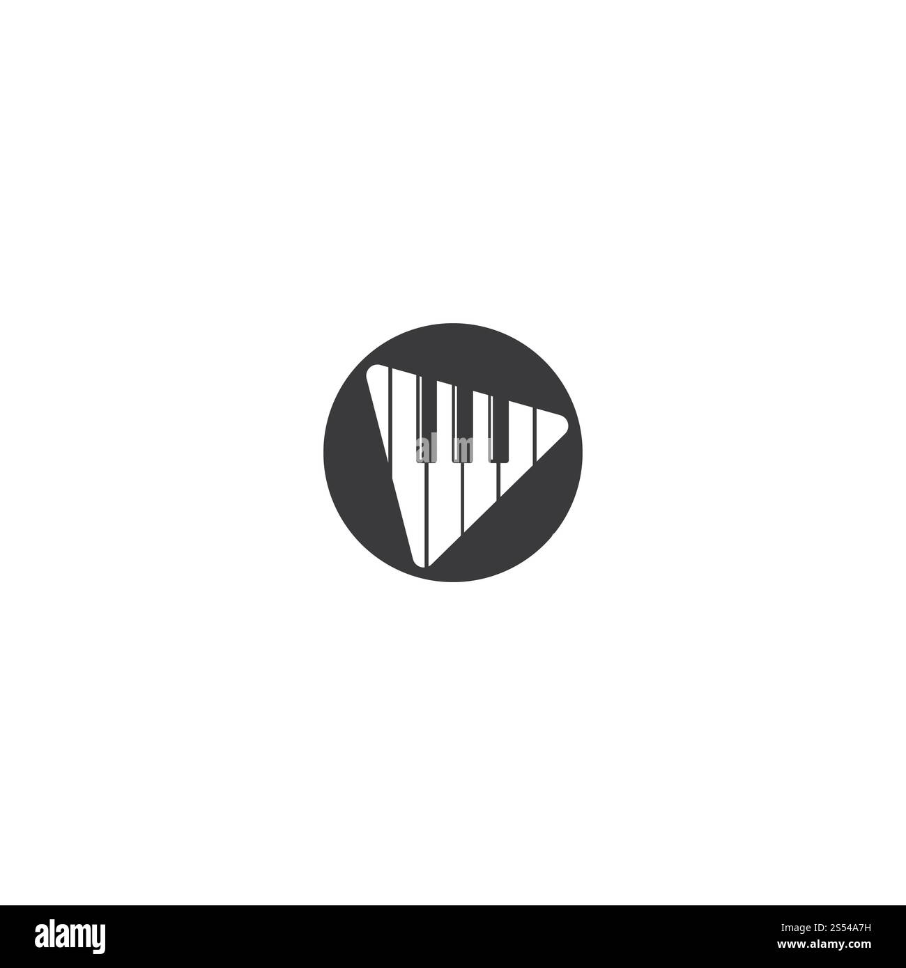 Piano music icon vector hi-res stock photography and images - Alamy