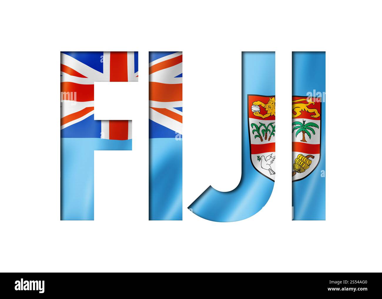 Fijian flag text font. Fiji symbol background. Fijian flag text font ...