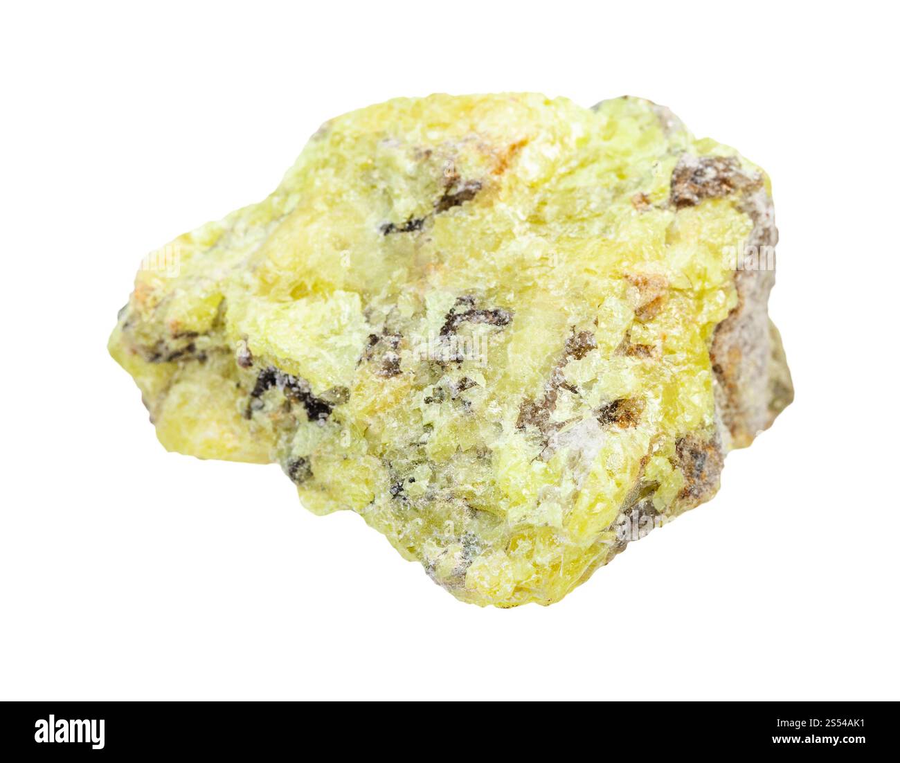 closeup of sample of natural mineral from geological collection - raw ...