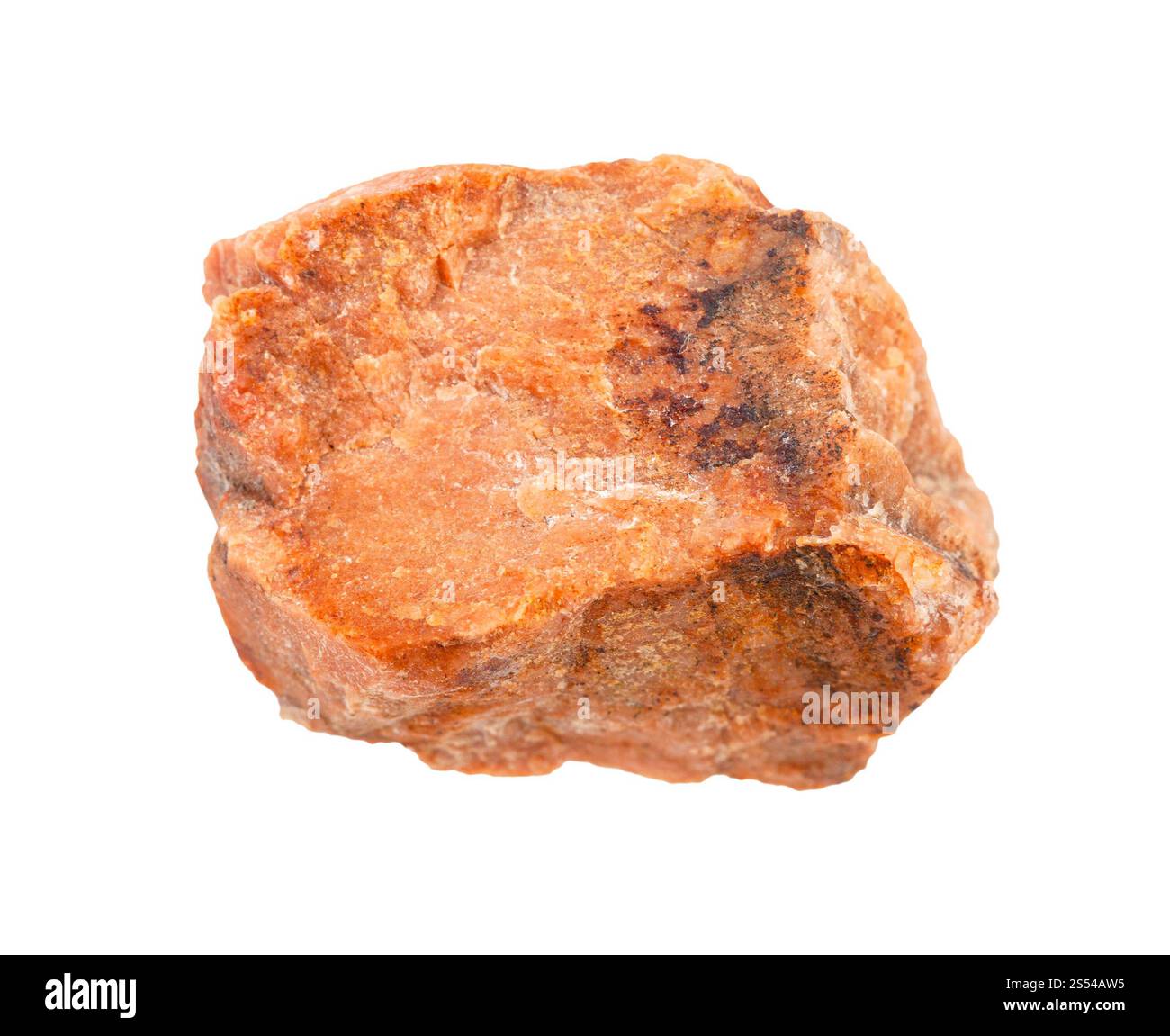 closeup of sample of natural mineral from geological collection ...