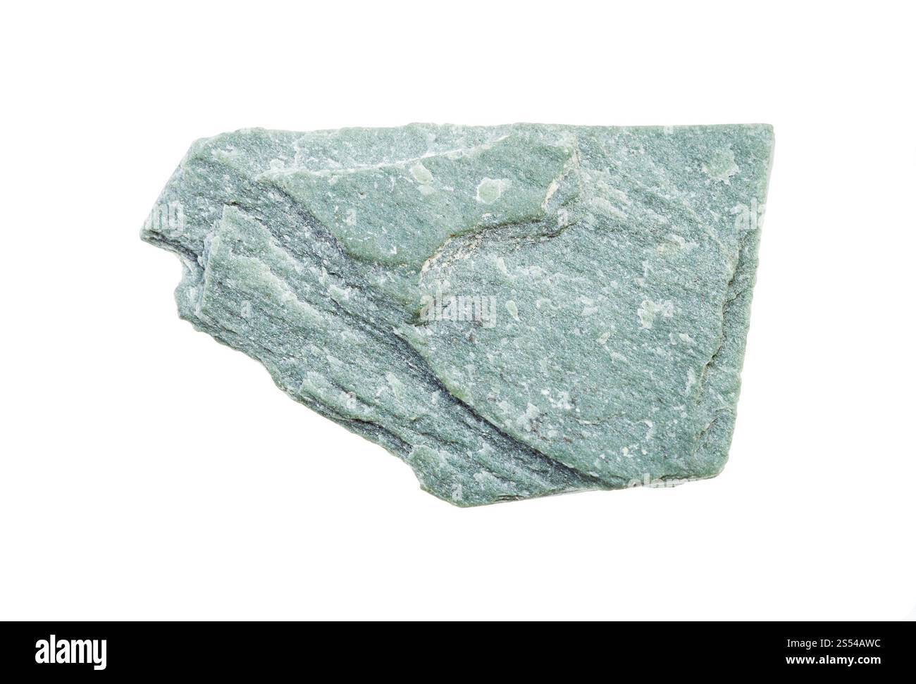 closeup of sample of natural mineral from geological collection ...