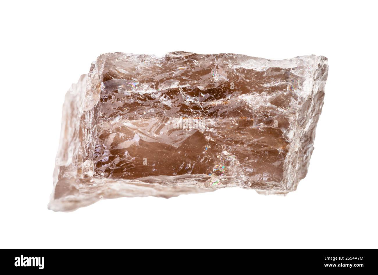closeup of sample of natural mineral from geological collection - piece ...
