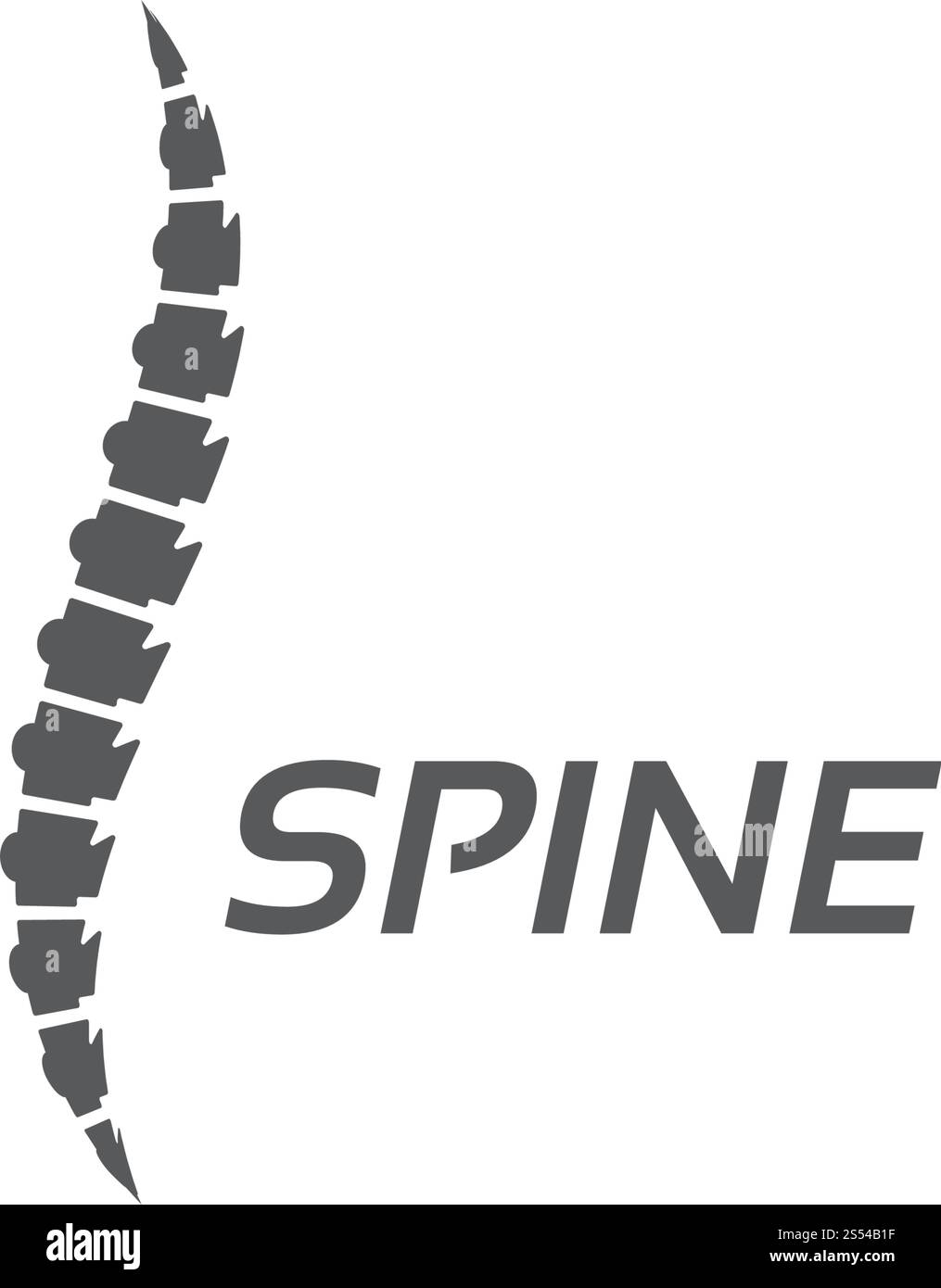 Spine diagnostics symbol design Stock Vector Image & Art - Alamy
