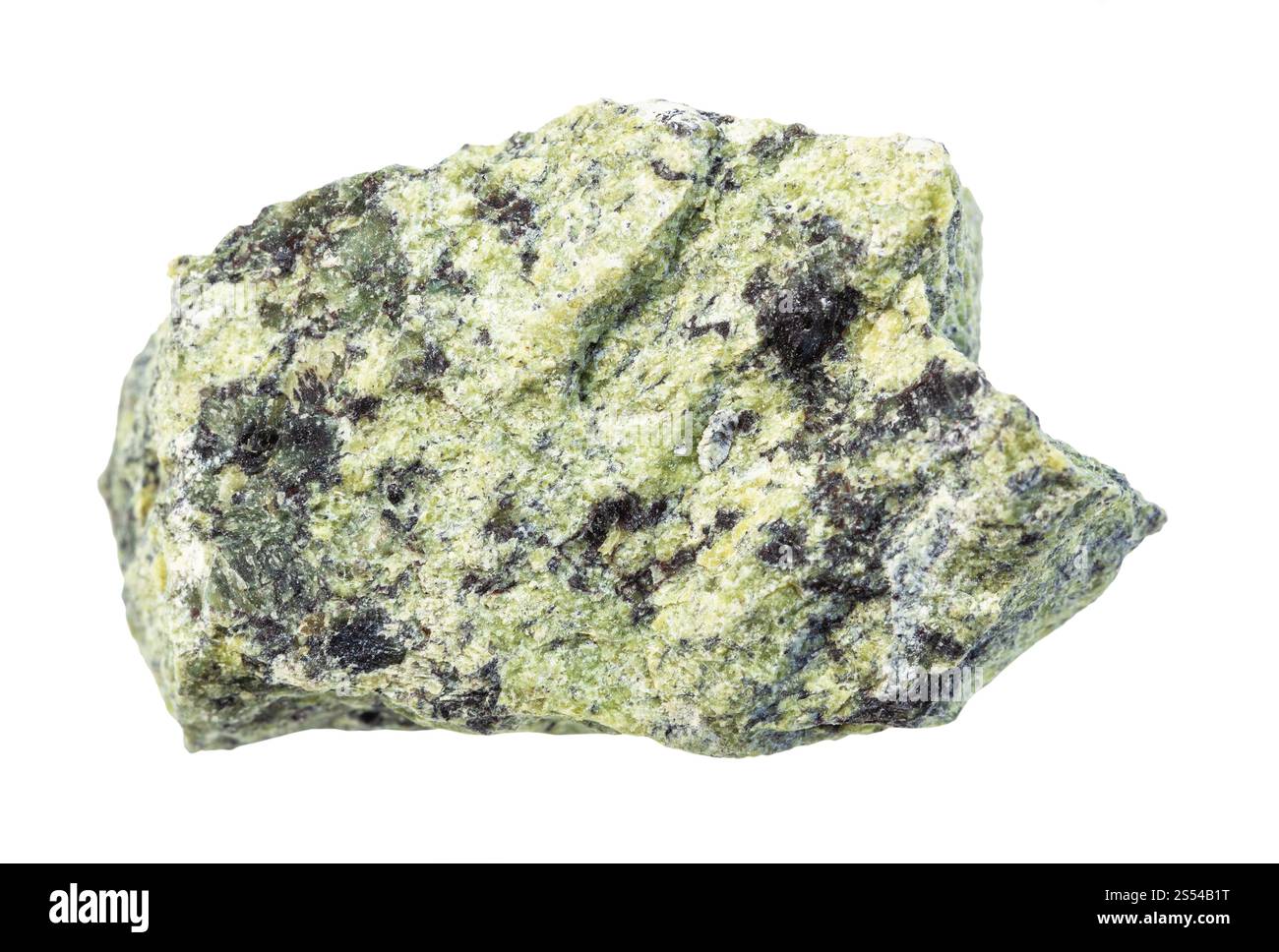 closeup of sample of natural mineral from geological collection ...