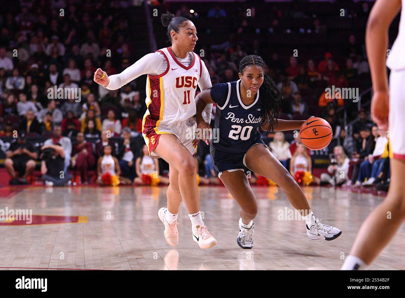LOS ANGELES, CA - JANUARY 12: Penn State Nitty Lions guard Talayah ...