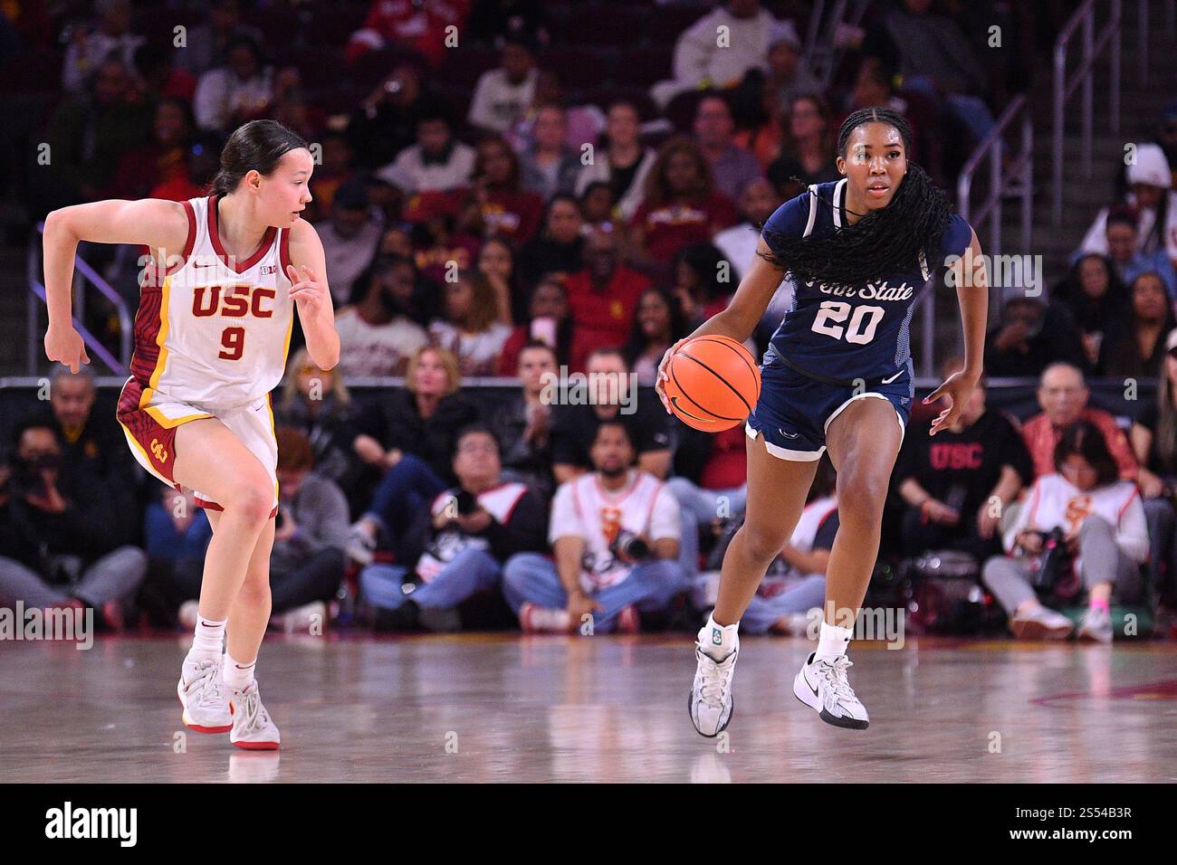 LOS ANGELES, CA - JANUARY 12: Penn State Nitty Lions guard Talayah ...