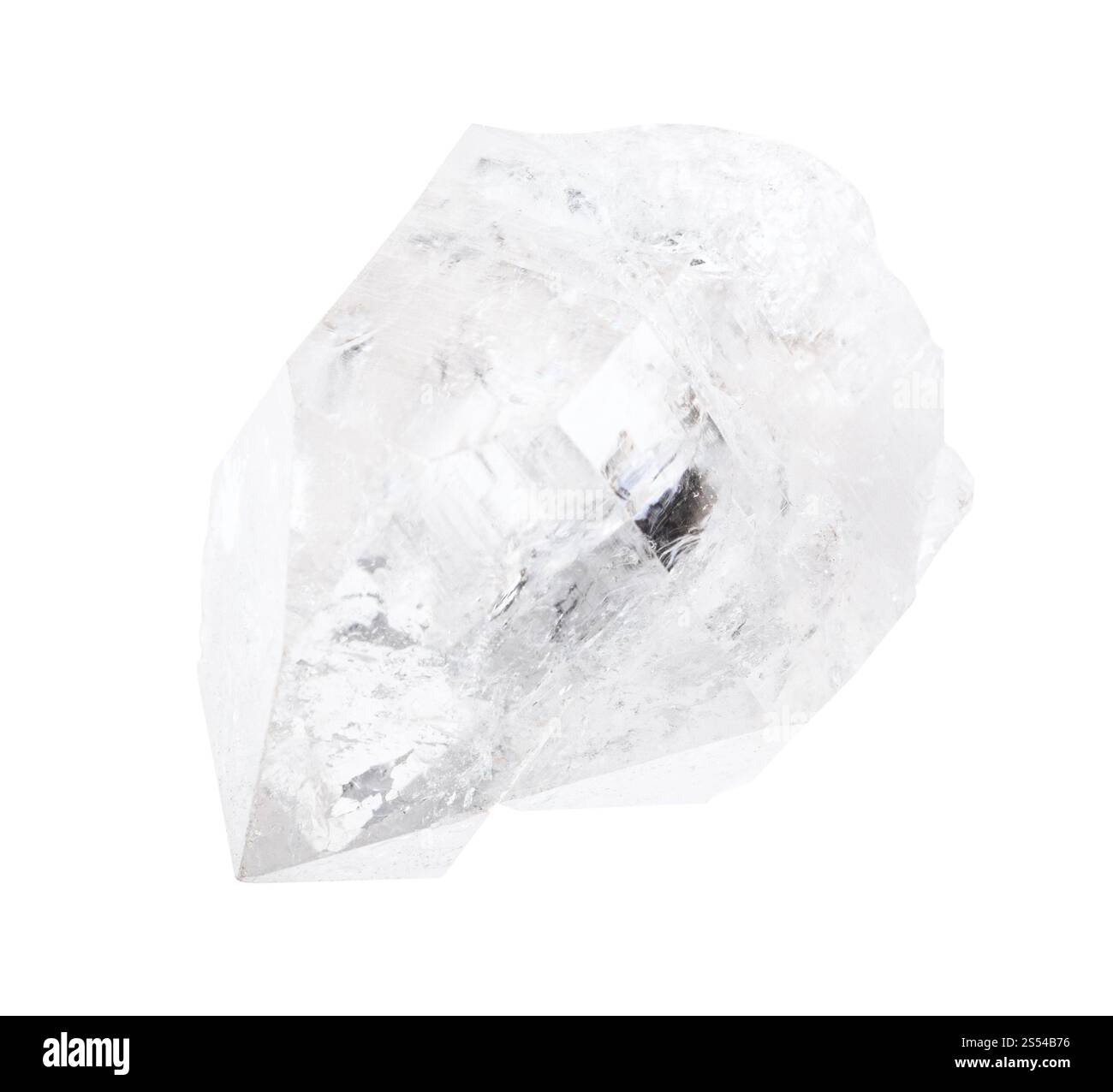 Natural transparent colorless crystal Cut Out Stock Images & Pictures ...