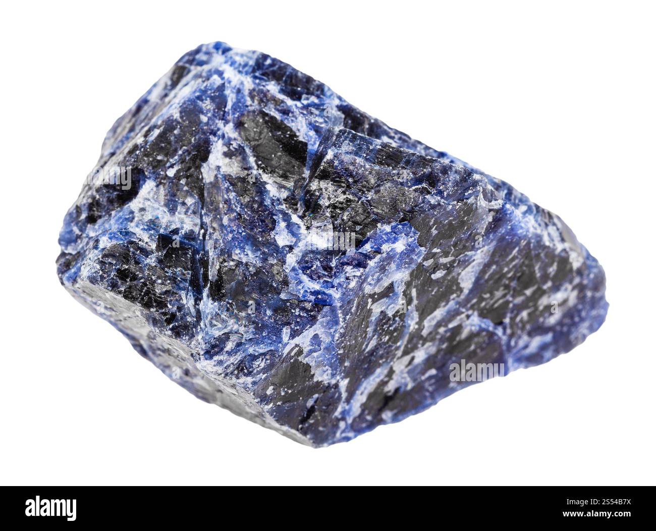 closeup of sample of natural mineral from geological collection - raw ...