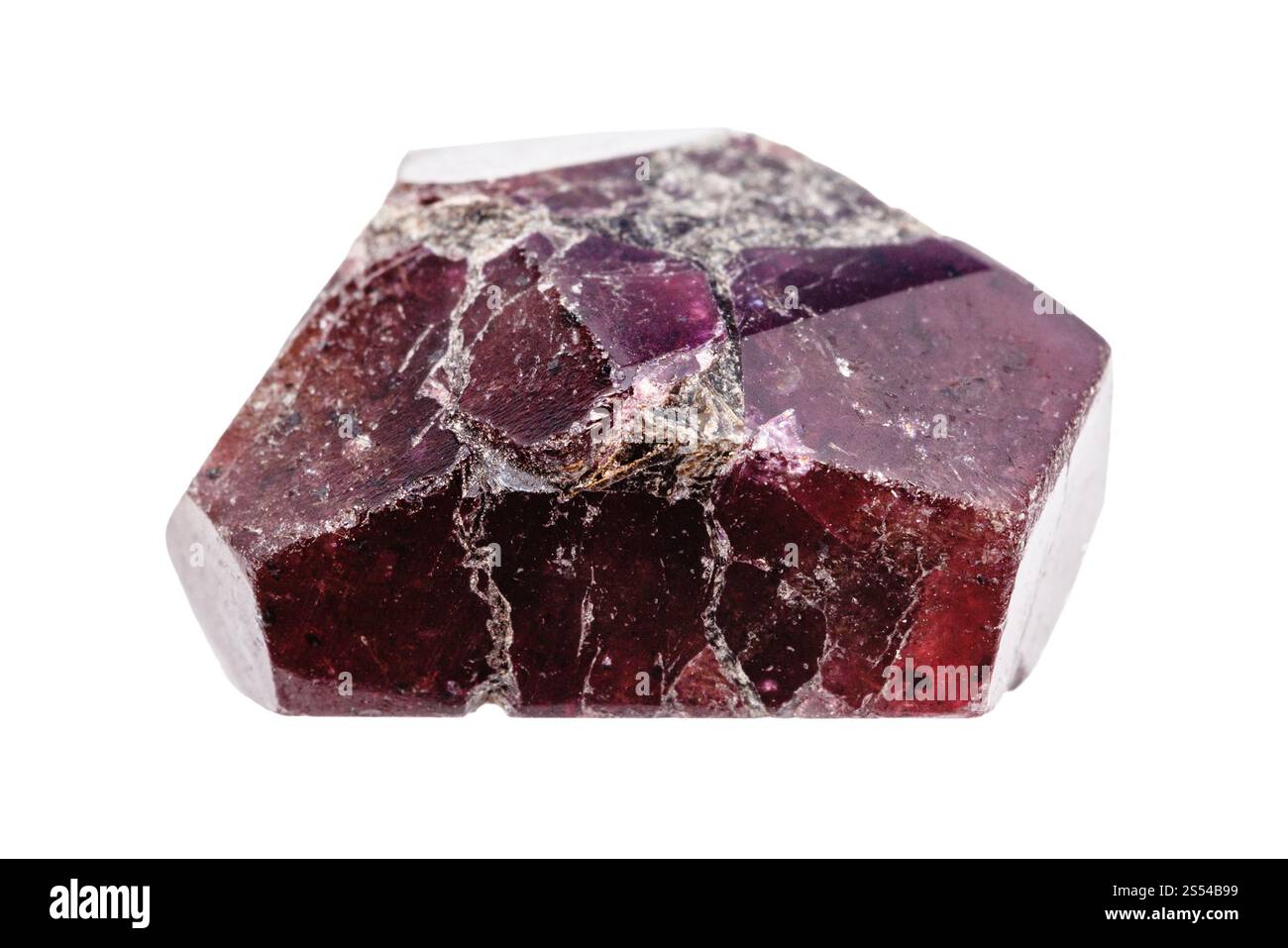 closeup of sample of natural mineral from geological collection - raw ...