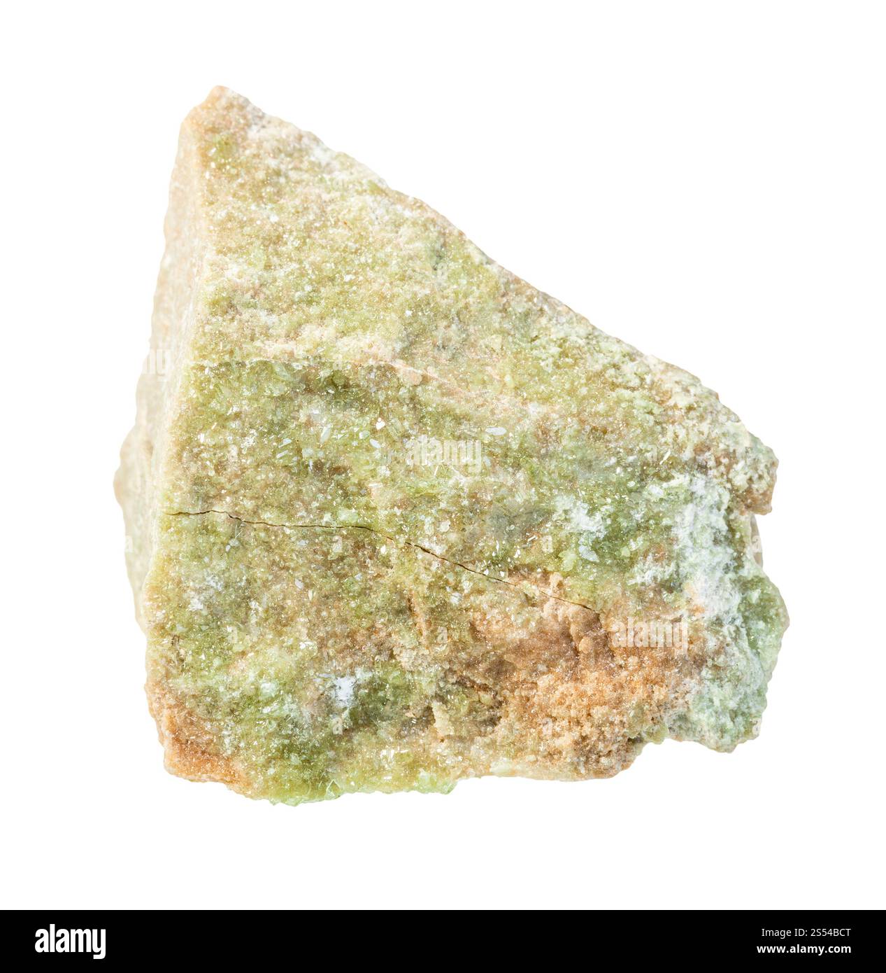 closeup of sample of natural mineral from geological collection - rough ...