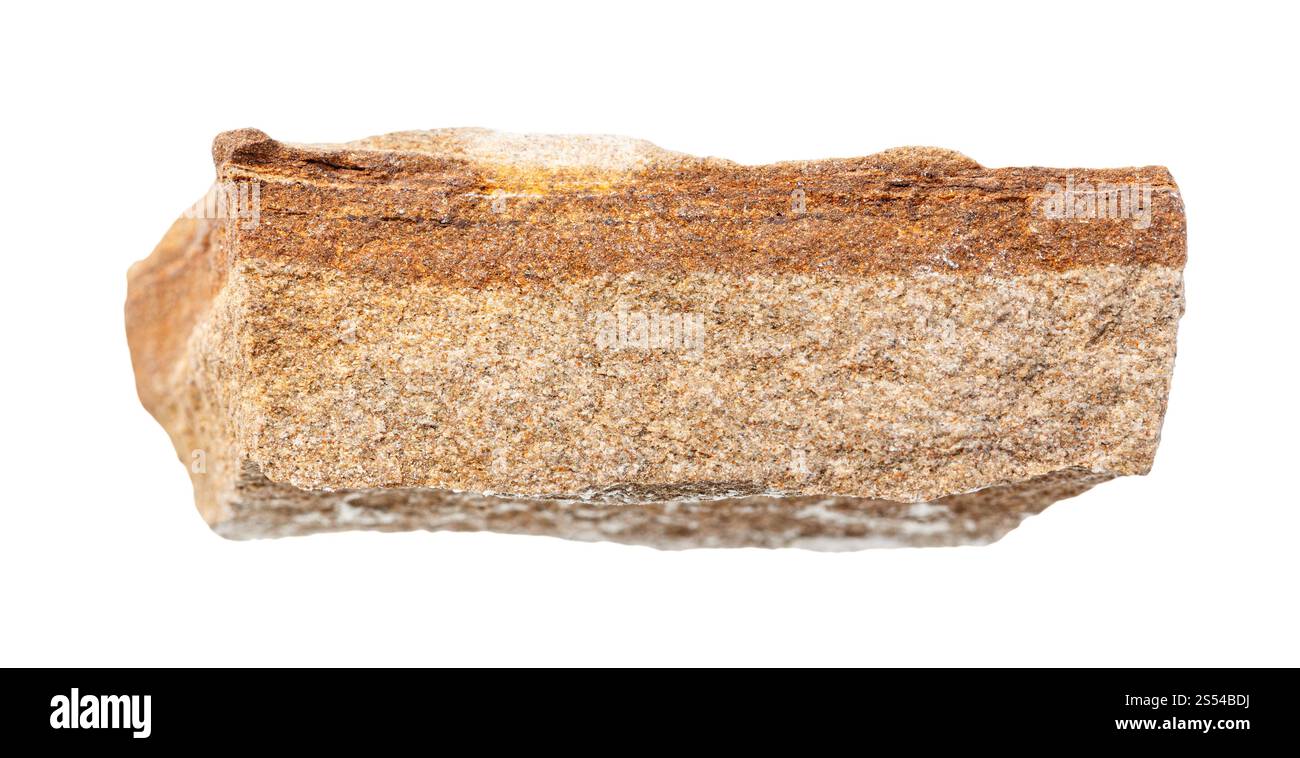 closeup of sample of natural mineral from geological collection ...