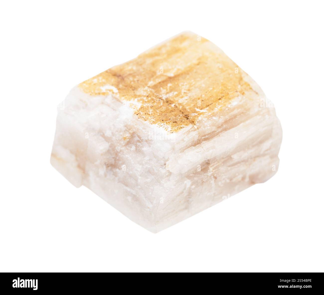 closeup of sample of natural mineral from geological collection - rough ...