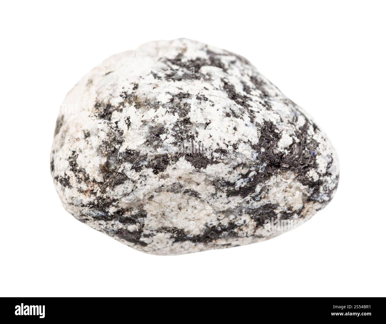 closeup of sample of natural mineral from geological collection ...