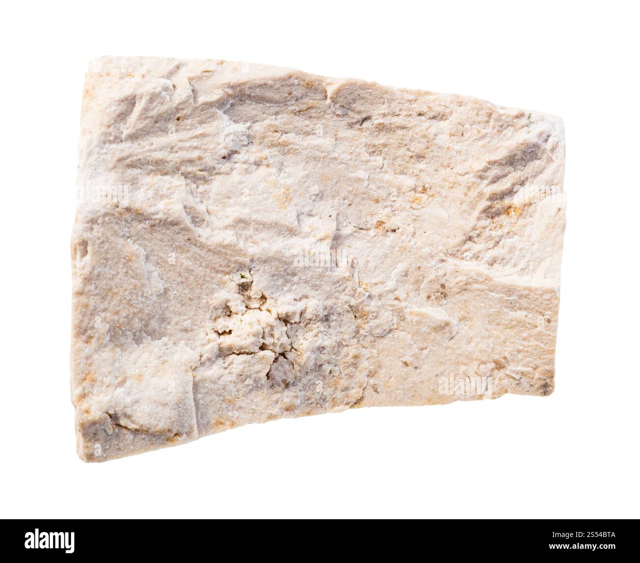 closeup of sample of natural mineral from geological collection ...