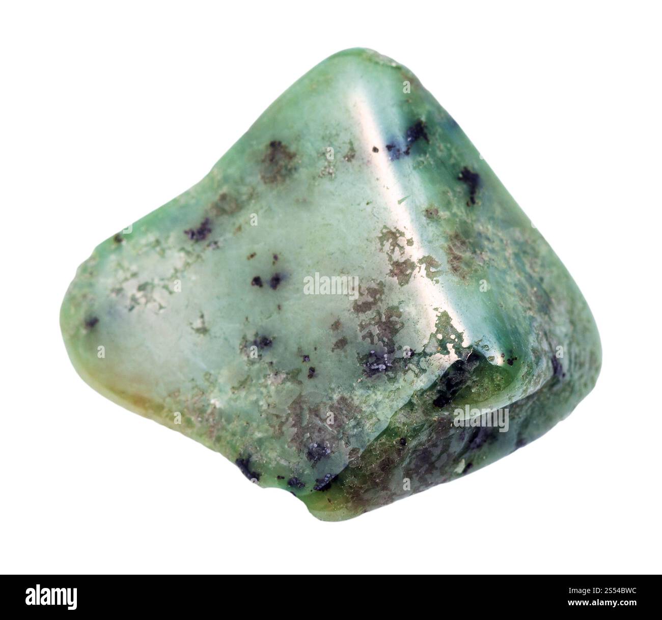 closeup of sample of natural mineral from geological collection ...