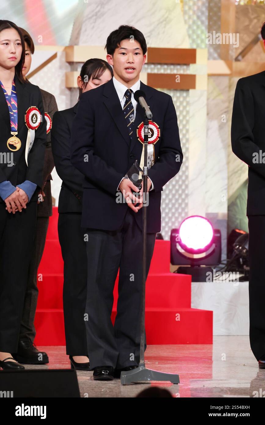 Rikuto Tamai, JANUARY 10, 2025 : The 58th TV Asahi BIG SPORTS AWARD ...