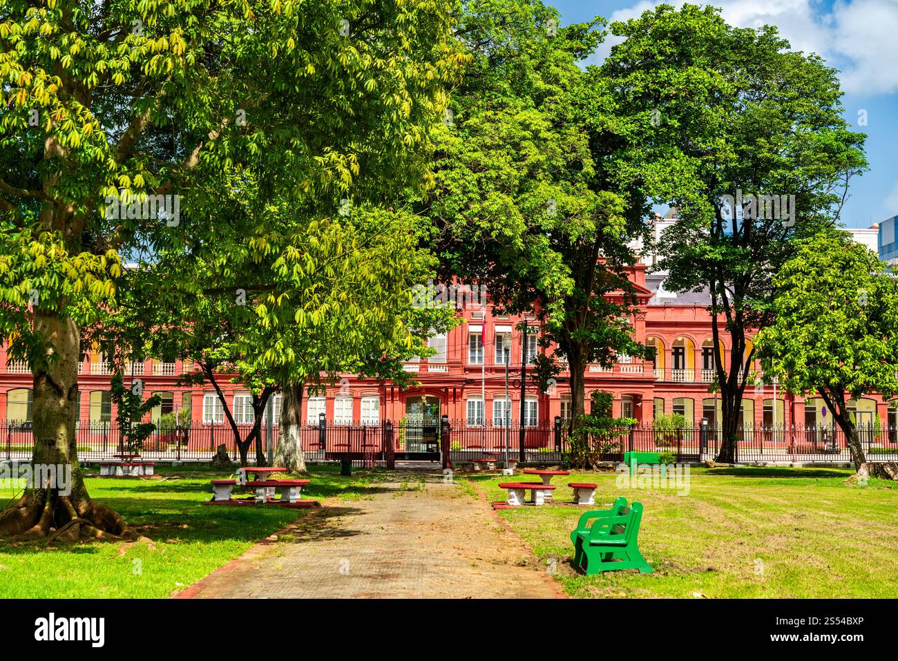 The Red House, the seat of Parliament of Trinidad and Tobago in Port of ...