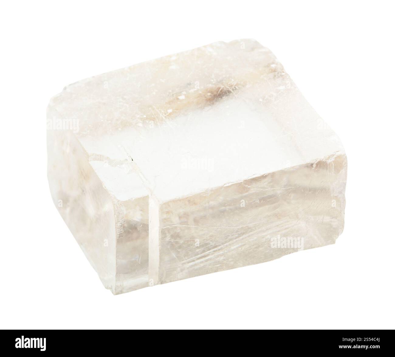 closeup of sample of natural mineral from geological collection ...